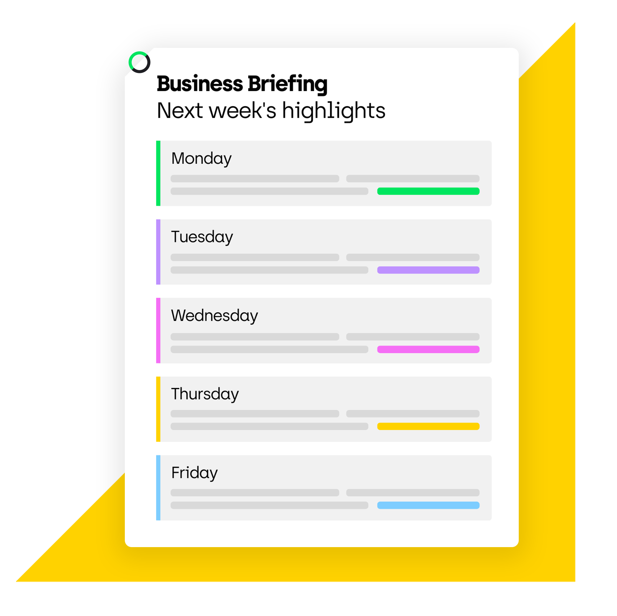 Forward Planner Weekly Business Briefing - Onclusive