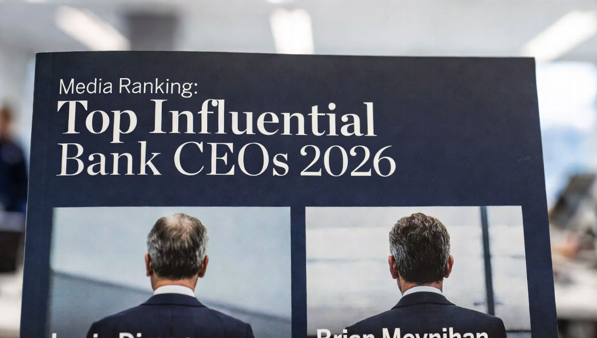Most influential bank CEOs in 2026: media rankings & insights